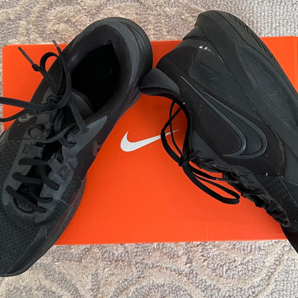 Nike Precision Vi Black Basketball Shoes - Gem